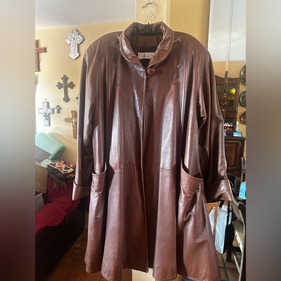 Jackets & Coats | Milk Chocolate Stavros Soft Leather Coat Women | Poshmark
